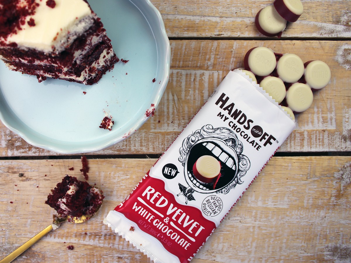 Jammie: deze red velvet choco-reep is de ultieme guilty pleasure | Beau ...