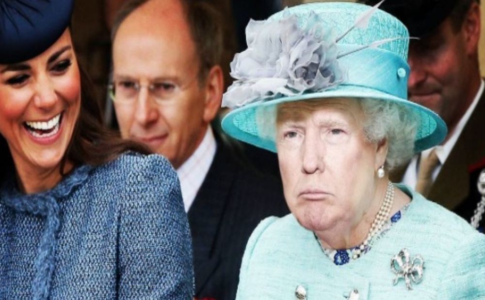 Scary Face Swap: The Donald als The Queen | Beau Monde