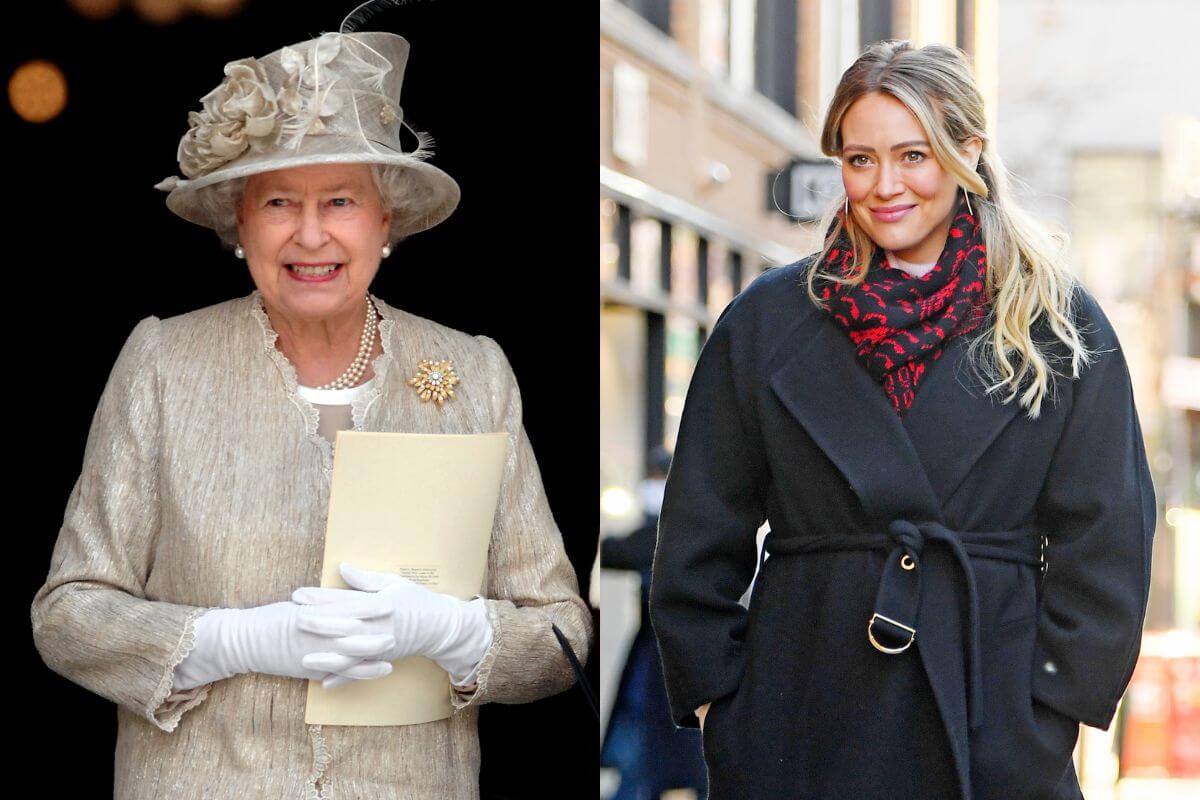 Huh? Hilary Duff is verwant aan Queen Elizabeth