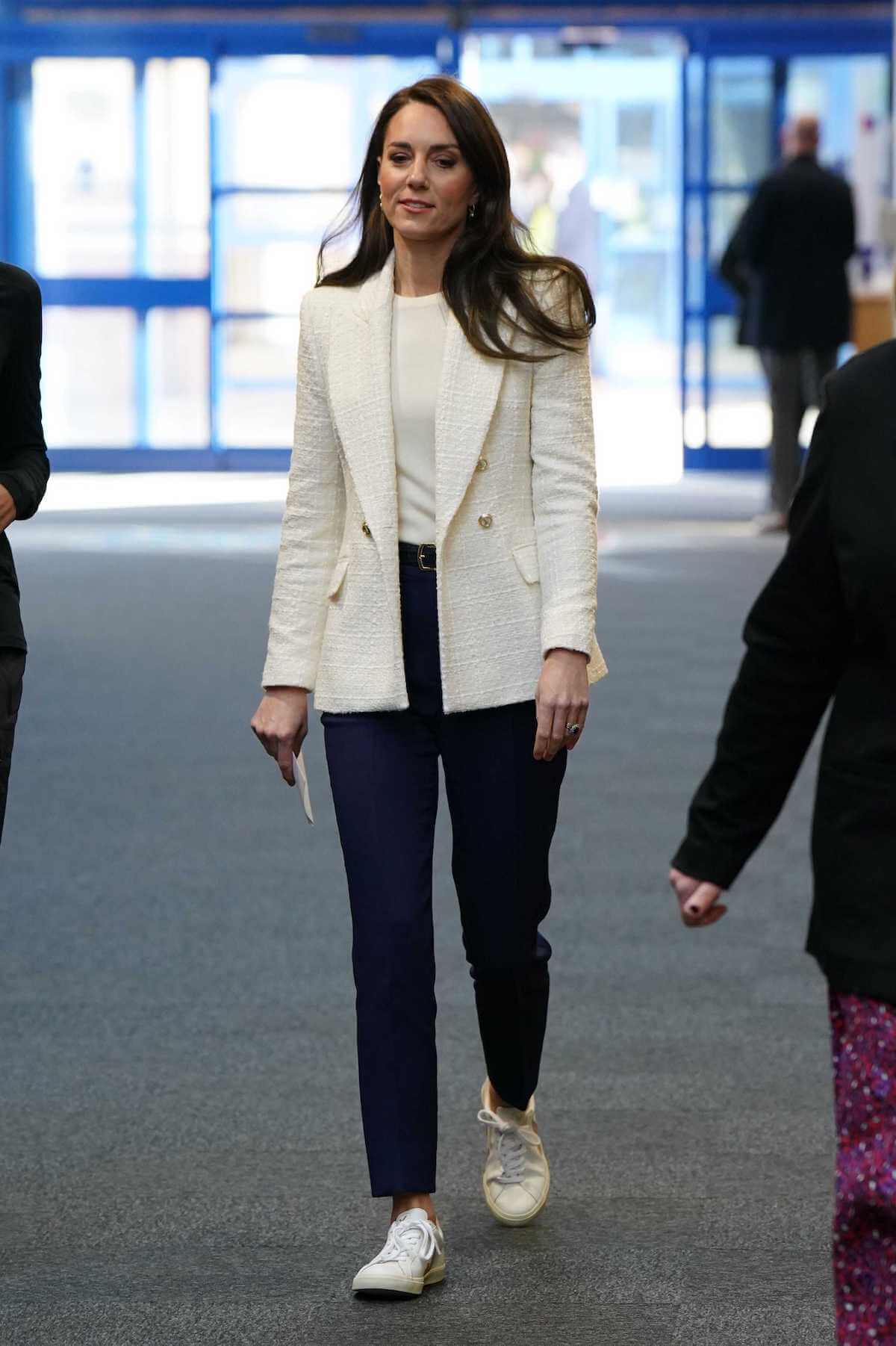 Prinses Kate aan de krachttraining bij bijzonder bezoek