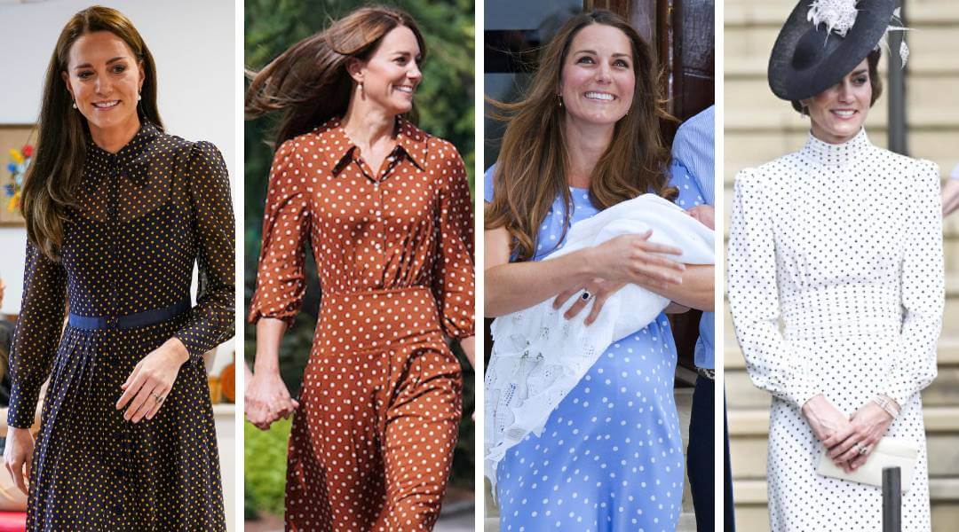 Goed gestipt: Kates beste polkadot outfits