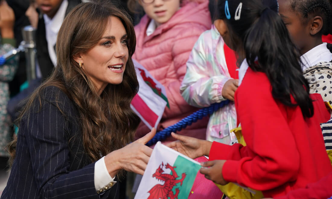 Prinses in powerpak: Kate kiest voor krijtstreep