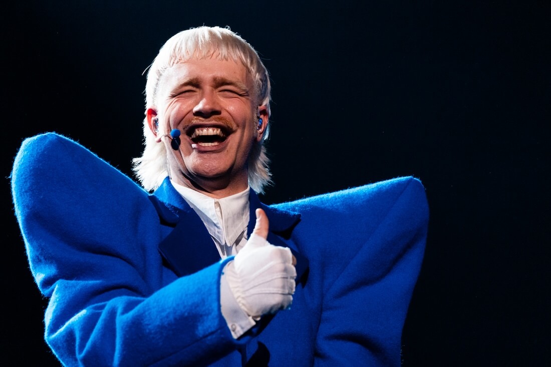 Zien: eerste beelden van Songfestival-optreden Joost Klein